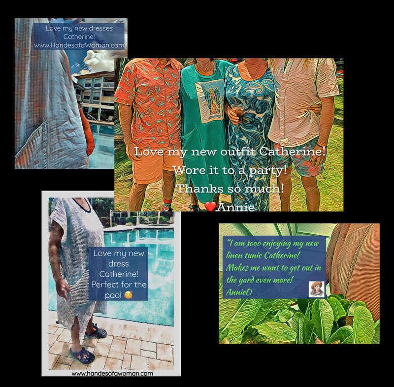 Annie O's Dress and Tunic Montage – Handes of a Woman