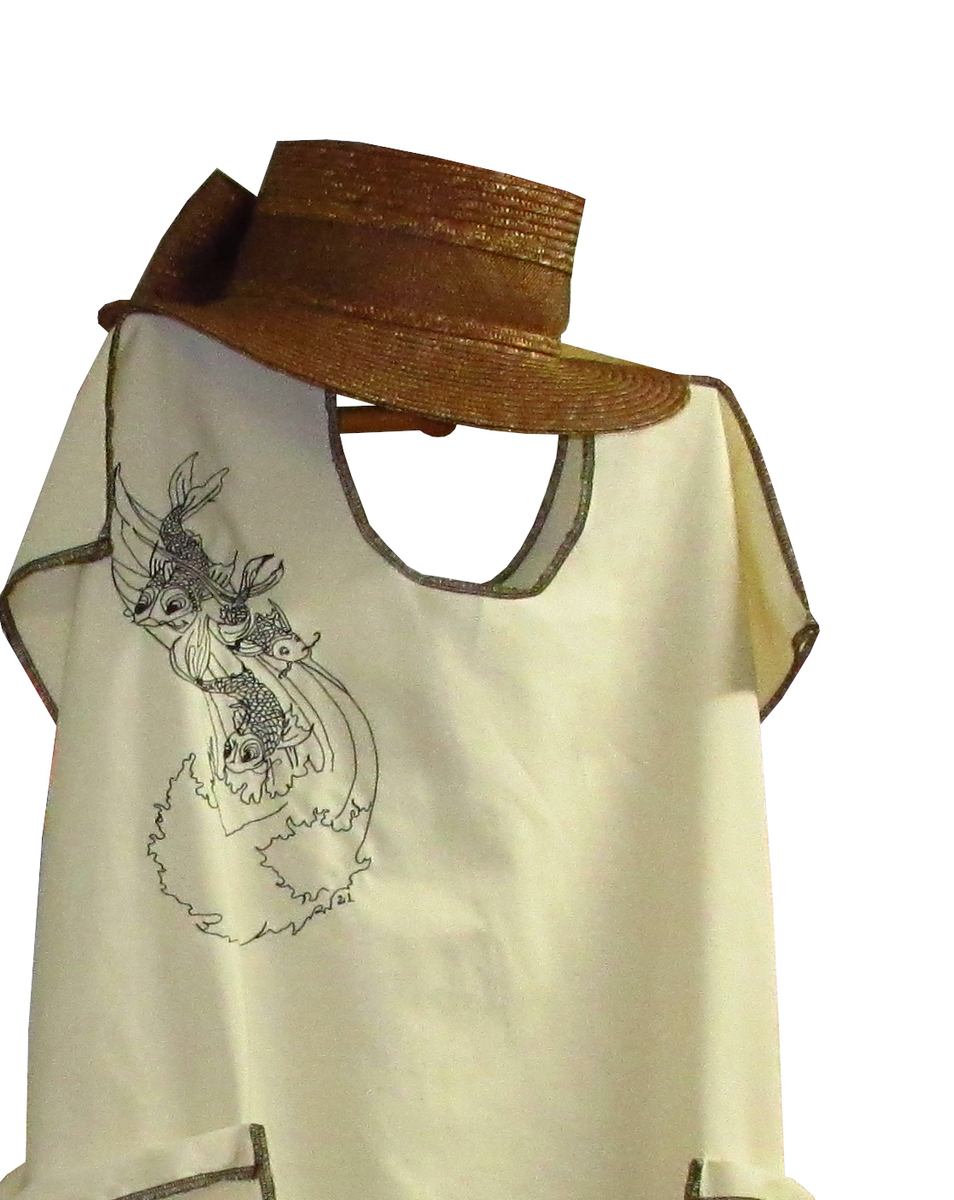 Fish Embroidery Design – Handes of a Woman